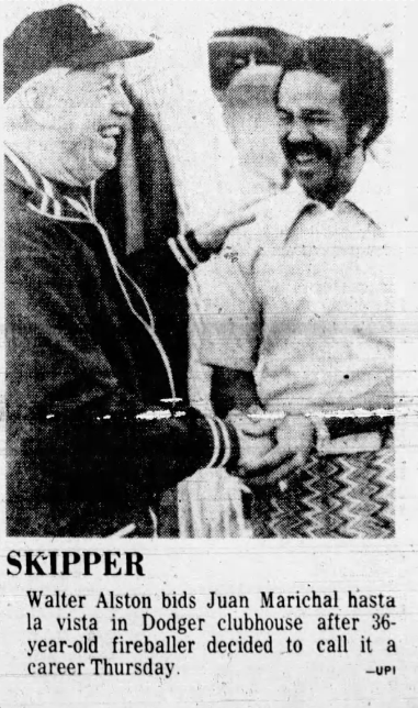 No. 46: Juan Marichal (with John Roseboro) – Tom Hoffarth's The Drill ...